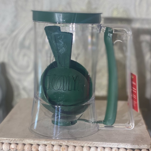 Rae Dunn | Holiday | Rae Dunn Holly Jolly Batter Dispenser Measuring ...